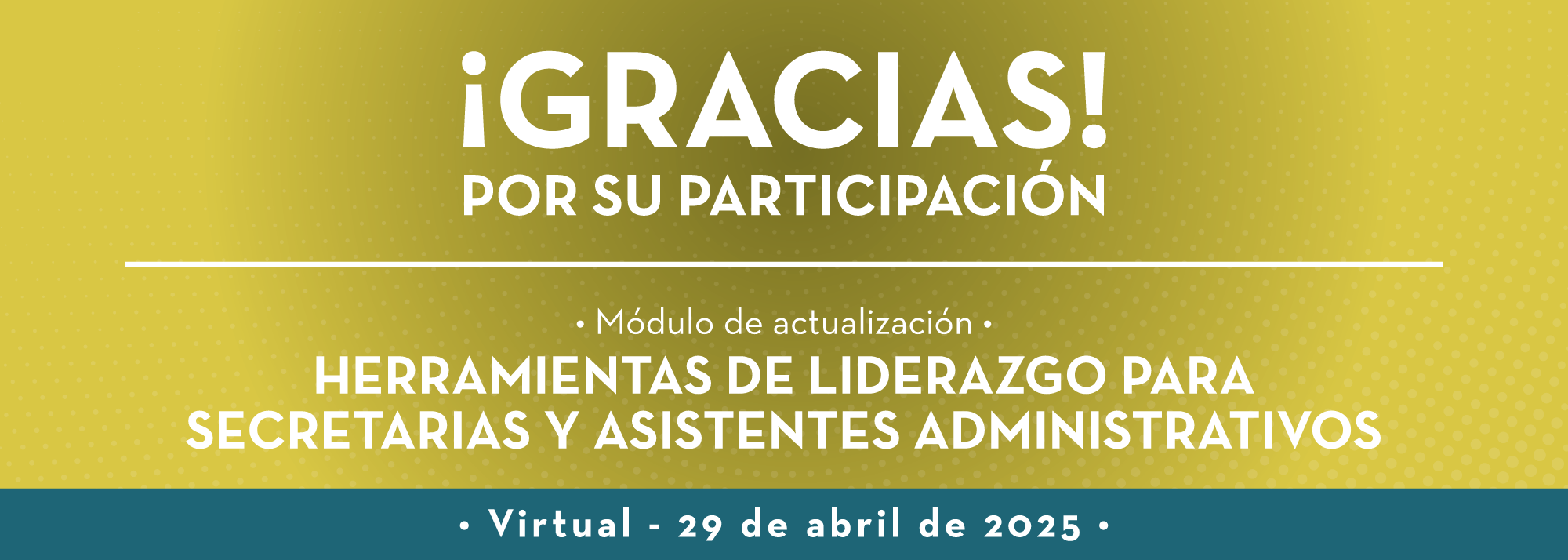 Módulo virtual en herramientas de liderazgo para secretarias y ...